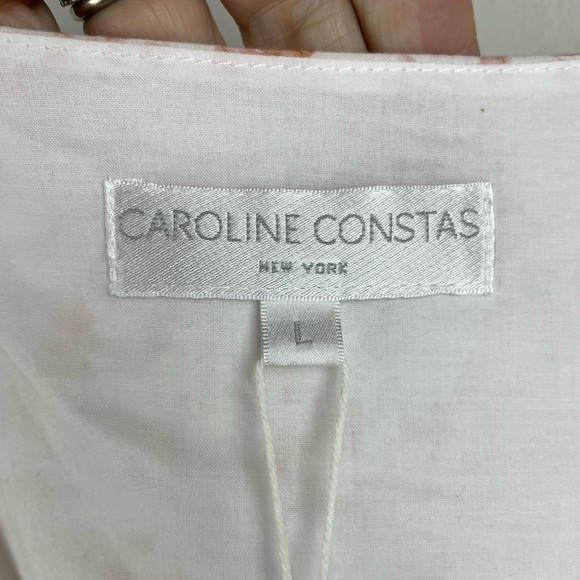 Caroline Constas | Dresses | Caroline Constas Blakely Floral Cotton ...